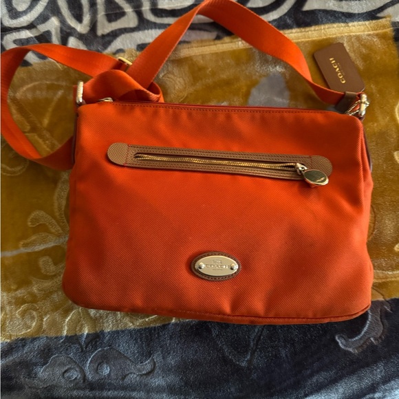 Coach | Bags | Coach Orange Crossbody Bag | Poshmark
